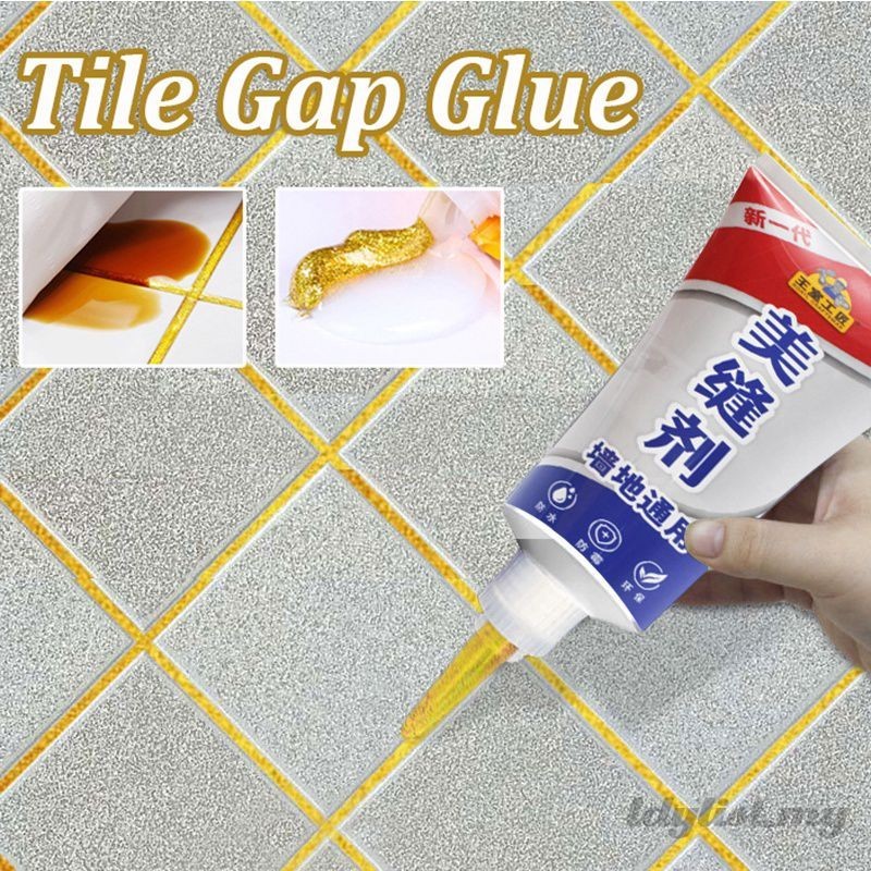 ღ Tile Refill Grout Joint Agent Waterproof Gap Repair Bathroom Wall ...
