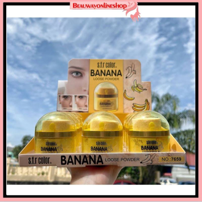 LOOSE POWDER SFR BANANA ( BEKAS BULAT KUNING).. | Shopee Malaysia