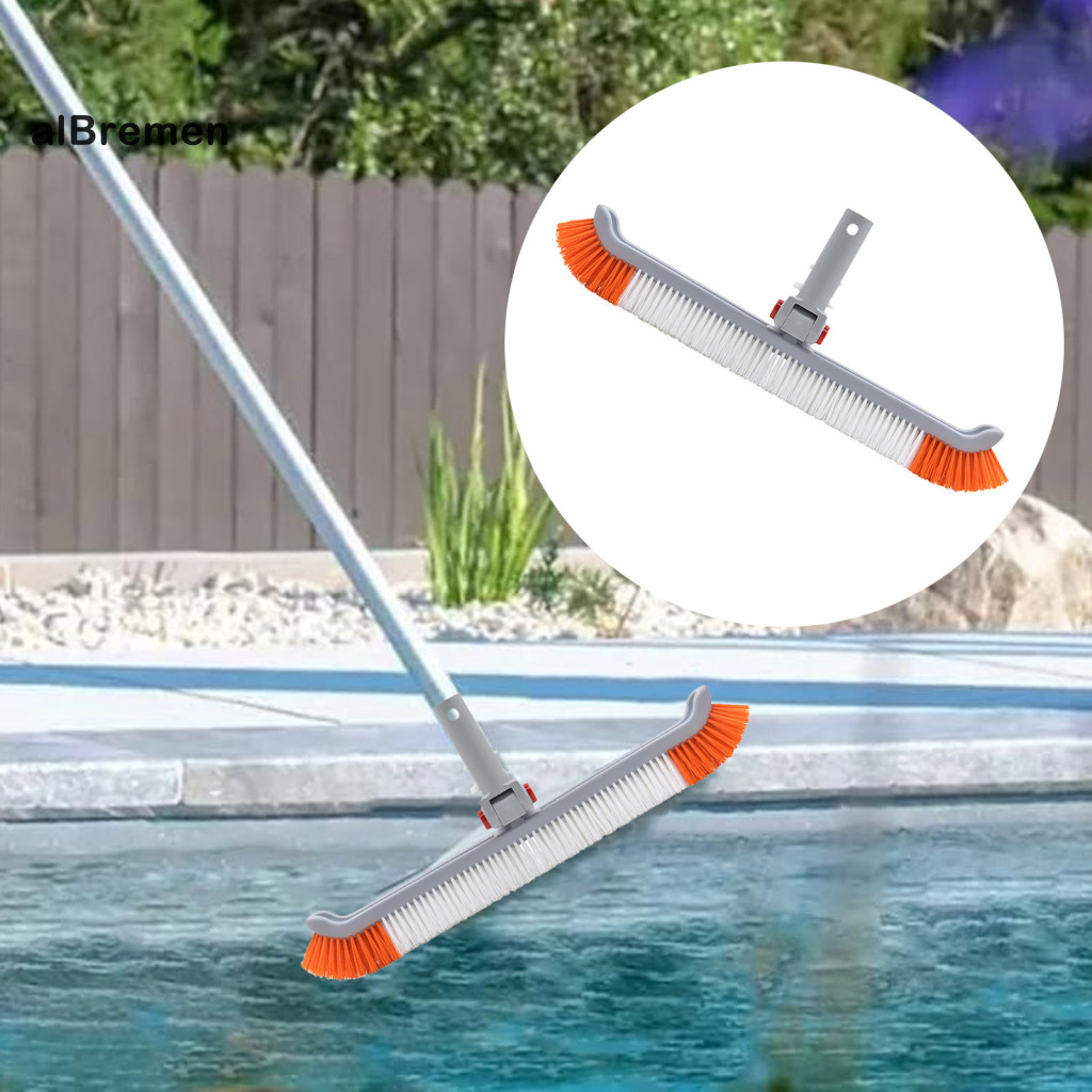 (New) Swimming Pool Brush Aluminum Telescopic Pool Poles Adjustable ...