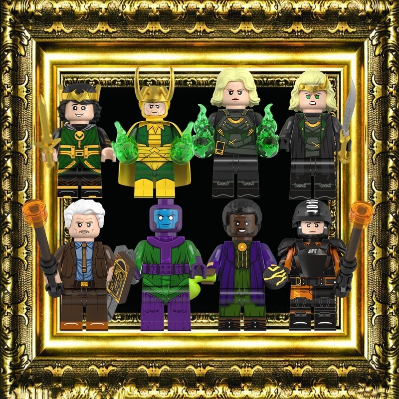 Kang the Conqueror Kid Loki Sylvie Marvel Movie Building Blocks Toys ...