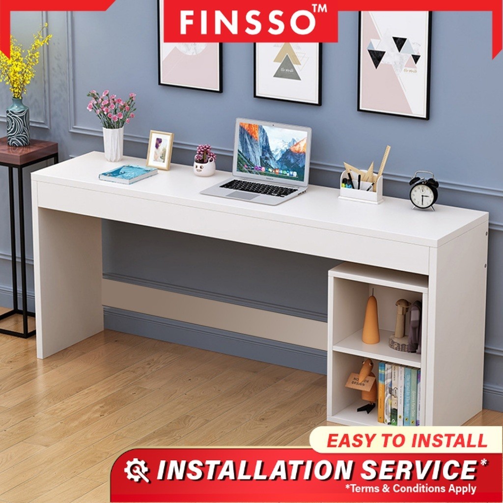 Finsso : Elisa Modern Office Desk Easy Install / Micke Study Table with ...