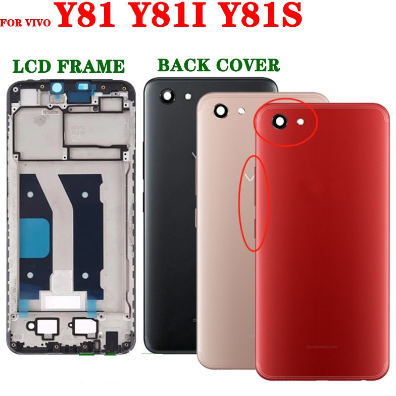 Phone Back Housing Frame For VIVO Y81 Y81i Y81s Battery Cover Housing ...