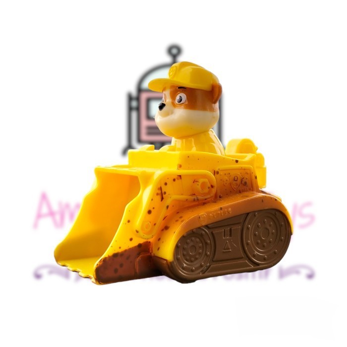 Paw Patrol Rubble Car Dirty Version Toy - Original Spin Master | Shopee ...