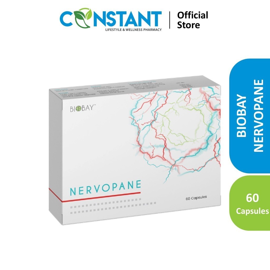 BIOBAY Nervopane 60's (Nerve Care | Diabetic Complication Support | Vitamin B12 Vitamin D3 ...