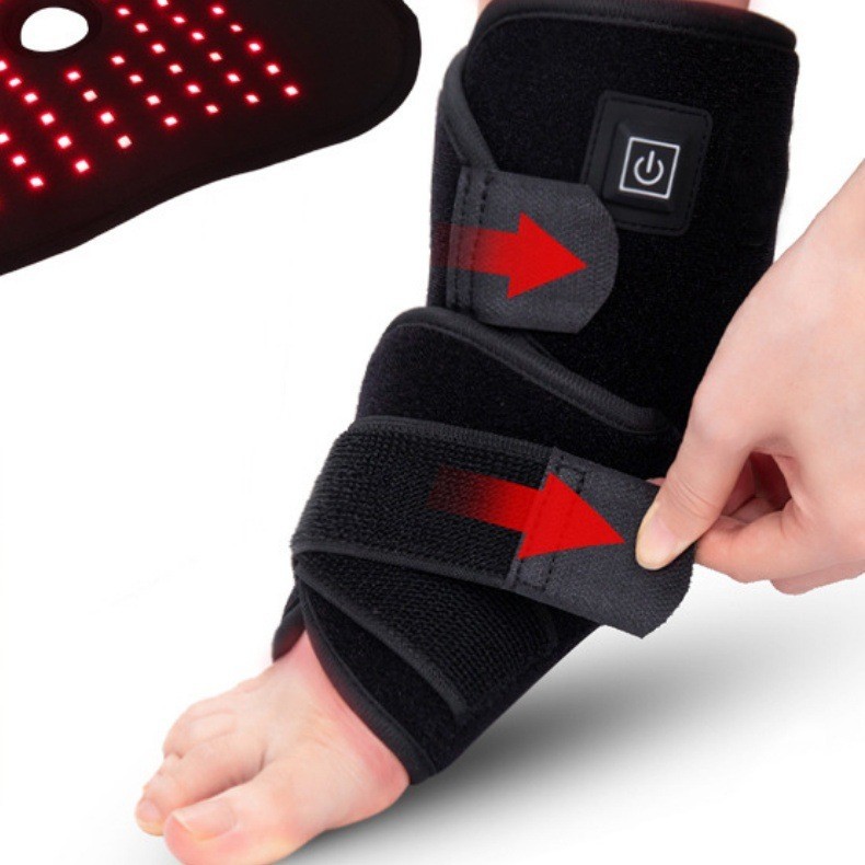 Red Light Hot Compress Therapy Belt Infrared Therapy Ankle Heating ...