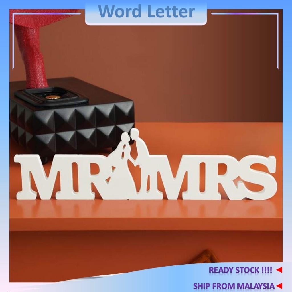 Wedding Table Decor Wall Decor Alphabet Letter Box Huruf Hiasan Deco ...