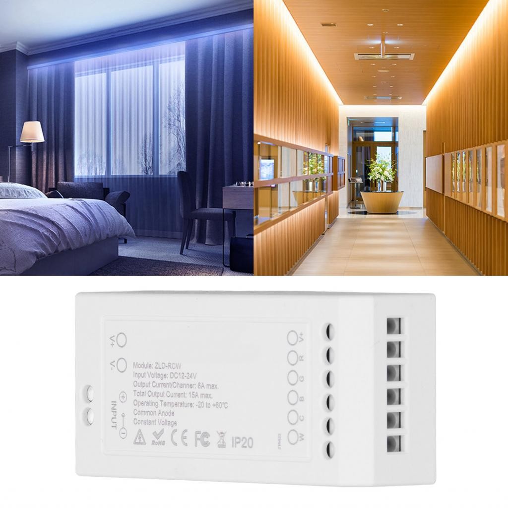 Goonshopping HEEPDD Smart Zigbee LED Driver for RGBCW Light Strip Controller with App - Ideal ...