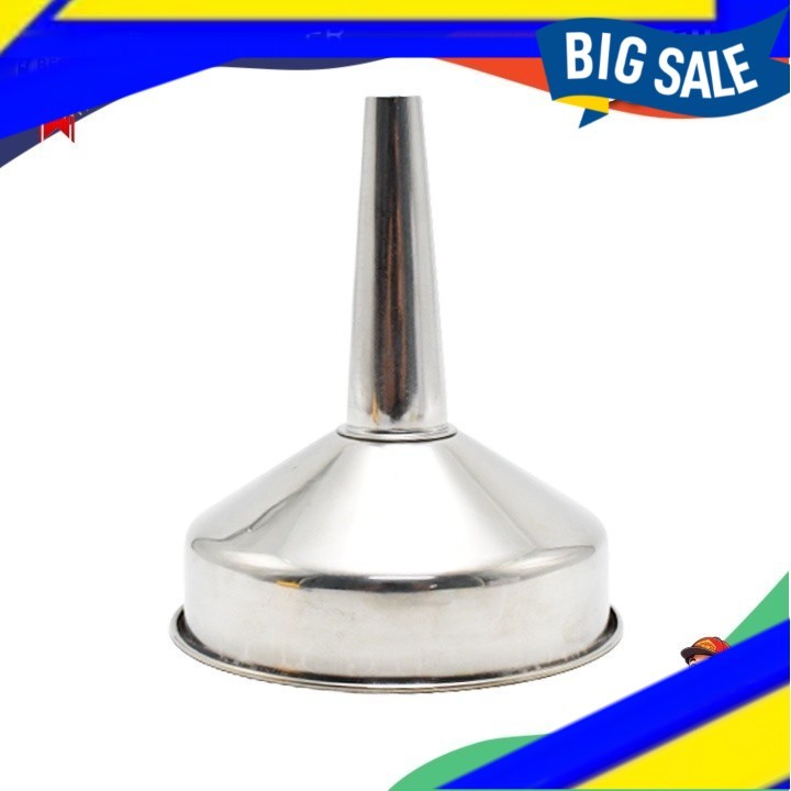 Corong Besi, Corong Minyak Besi, Stainless Steel Funnel (10cm x 12cm ...