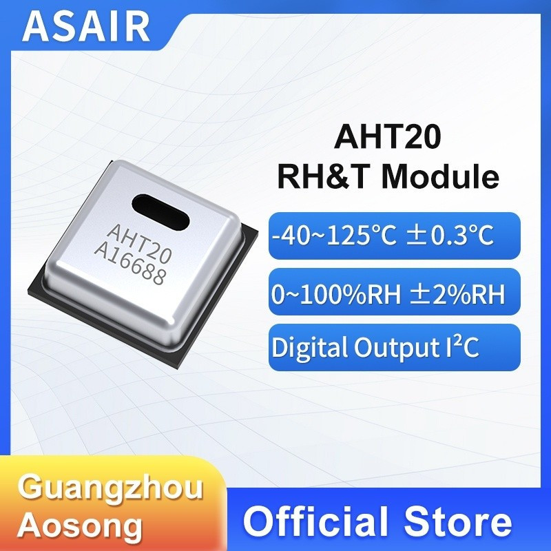 ASAIR AHT20 Miniature Humidity and Temperature Sensor Chip IIC Signal ...