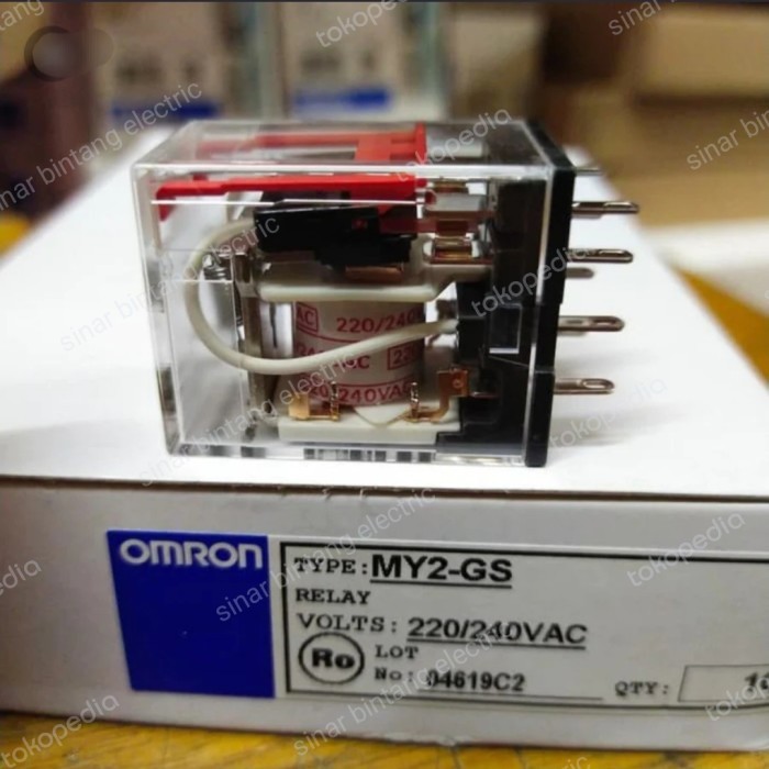 Relay MY2 / MY2-GS 220V OMRON 8PIN ORIGINAL | Shopee Malaysia