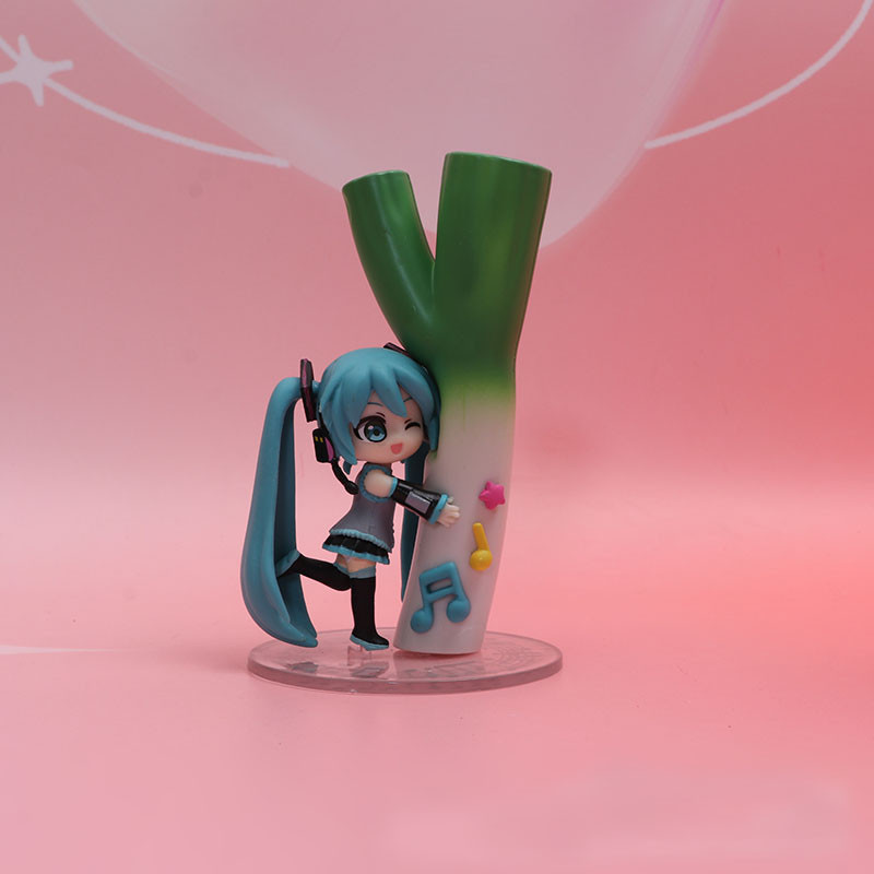 10.5cm New Hatsune Miku Anime Figures Sitting GK Onion Girl Embracing ...