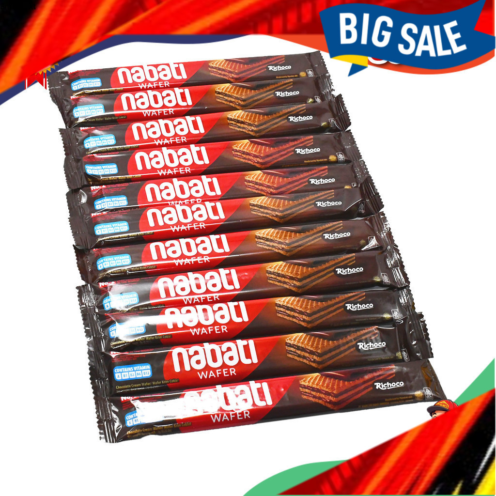 (11pcs) Snek Coklat Nabati Richoco Chocolate Cream Wafer | Shopee Malaysia