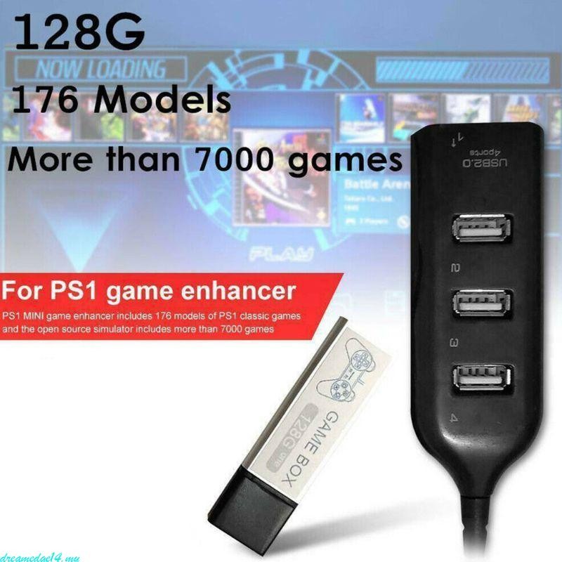 dreamedge14 128GB USB Flash Drive Game Enhancer Box with USB HUB for ...