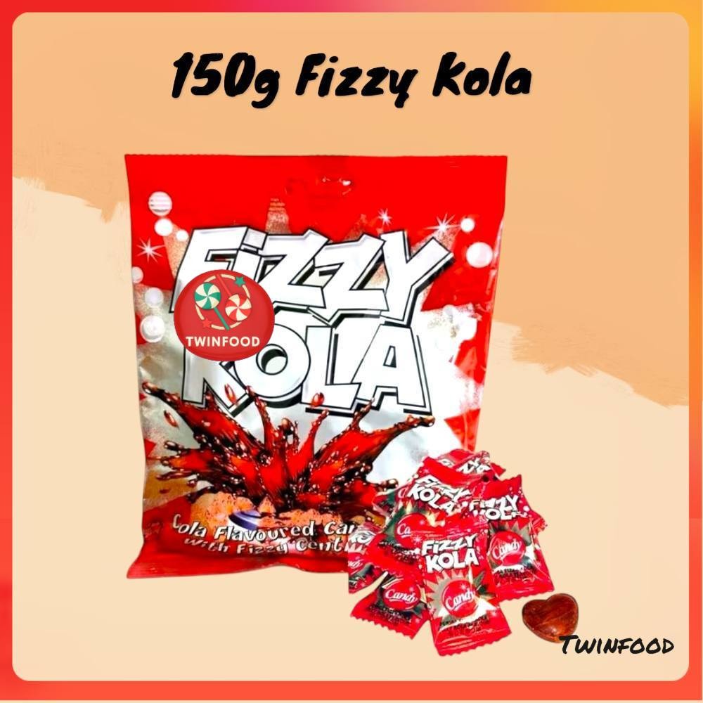 FIZZY KOLA/LEMON/ORANGE CANDY ASSORTED 150G | Shopee Malaysia