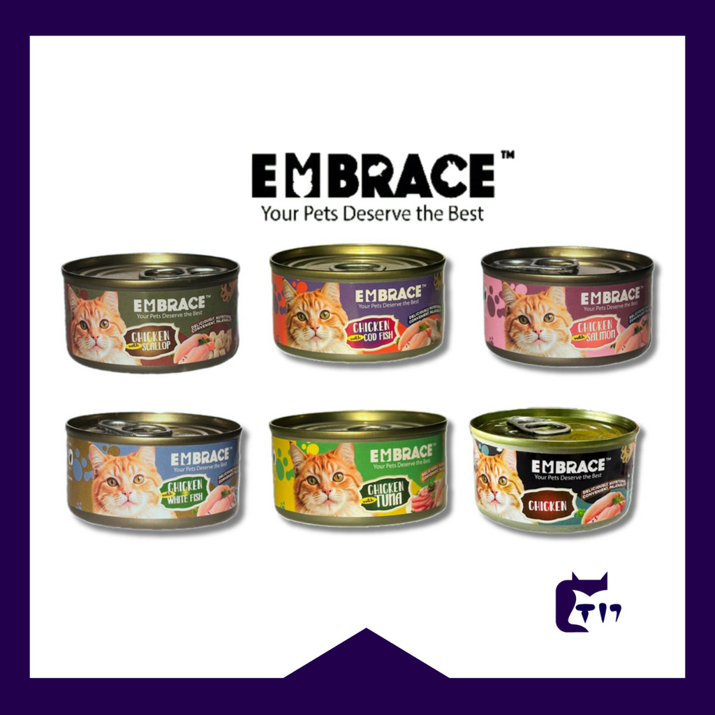 EMBRACE Original Cat Canned Food - Adult / Kitten / 85g | Shopee Malaysia