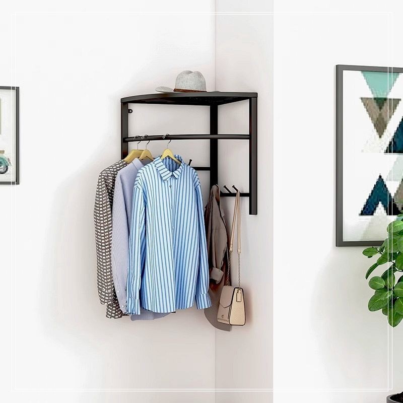 Perforation-free Hanger Coat Rack Perforation-Free Corner Coat Rack ...