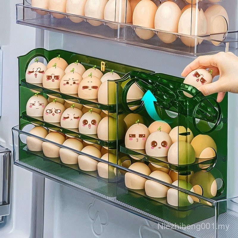 Japanese Side Door Egg Storage Box Refrigerator Food Grade Fresh ...