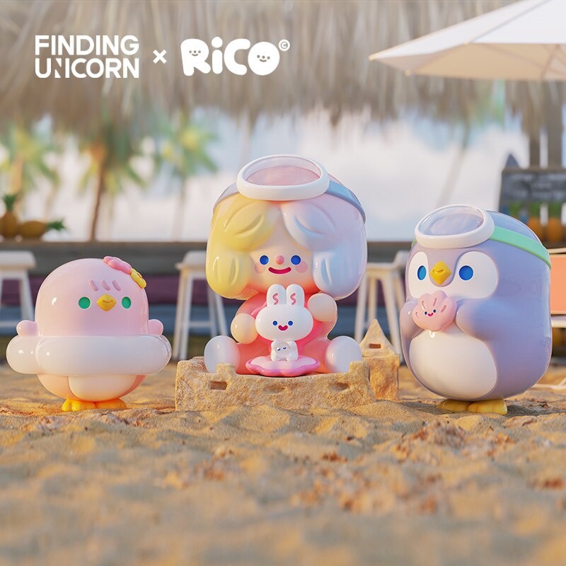 Finding Unicorn RiCO Happy Island Series Blind Box Toys Kawaii Anime ...