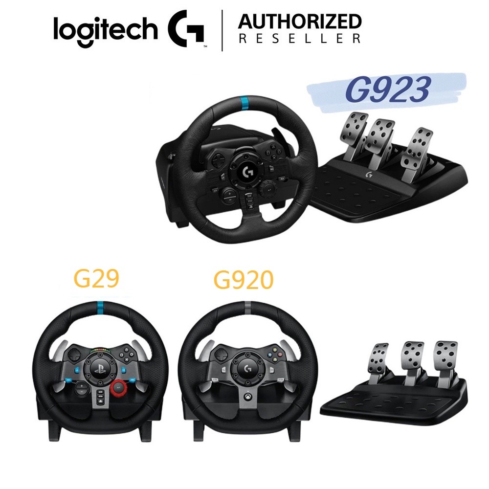 2-year Warranty Logitech G29 / G923 /G920 Gaming Racing Wheel Steering ...