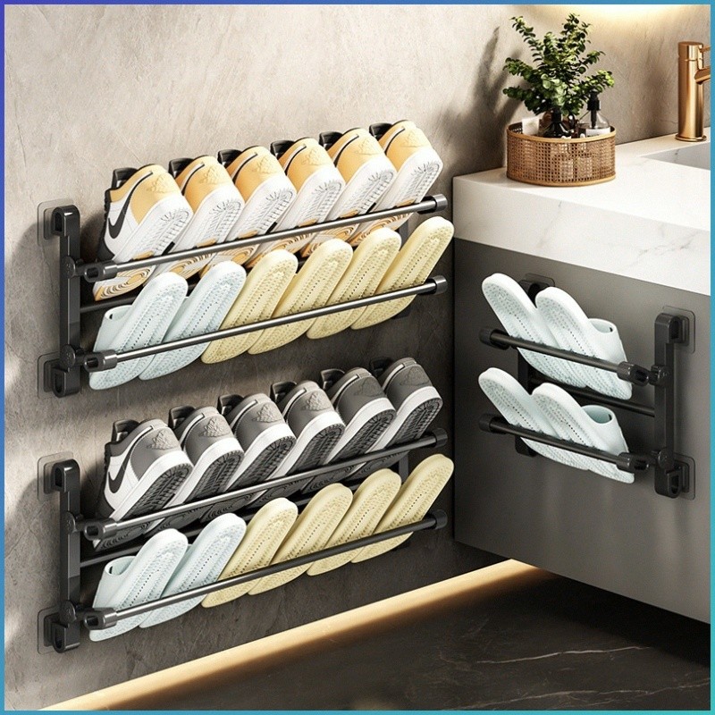 shelf storage rack slipper rack Easy access Selfadjusting Large spacing ...
