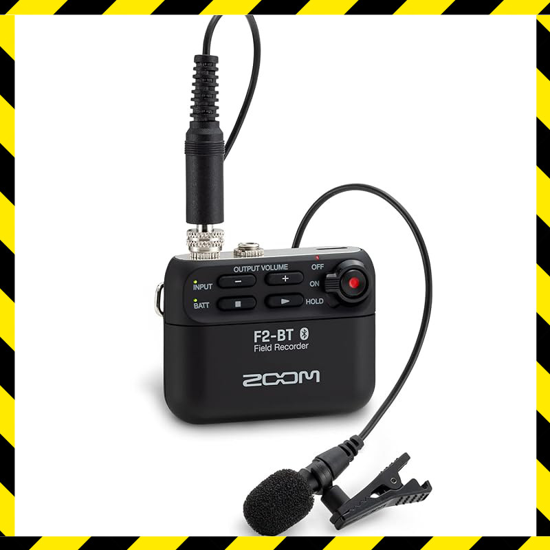 ZOOM F2 Field Recorder - 32-bit Float, Bluetooth® Enabled, Compact ...