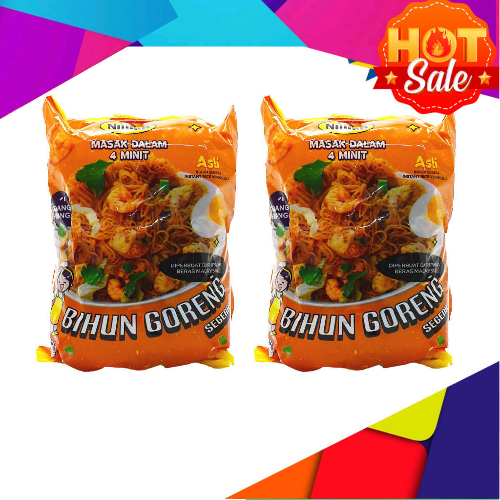 (2pcs) Bihun Goreng Segera, Dried Original Instant Rice Vermicelli ...