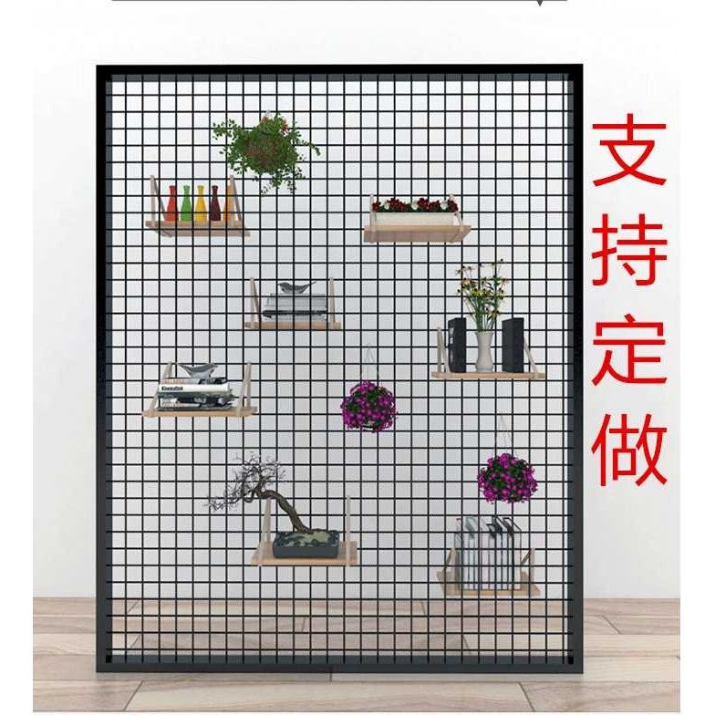 Grid Besi Hiasan Dinding Latar Belakang Gaya Industri Wire Mesh ...