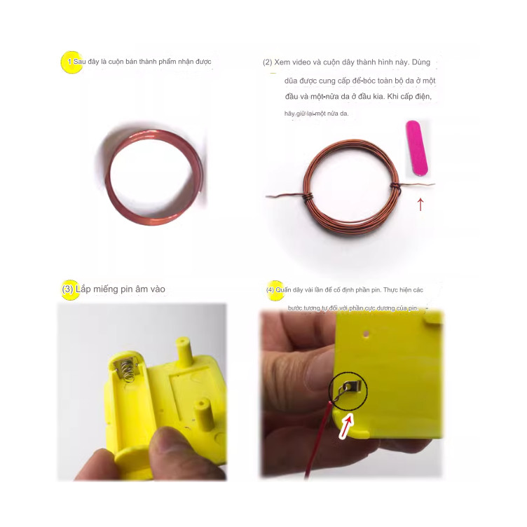 Electromagnetic induction experiment kit (not assembled) | Shopee Malaysia
