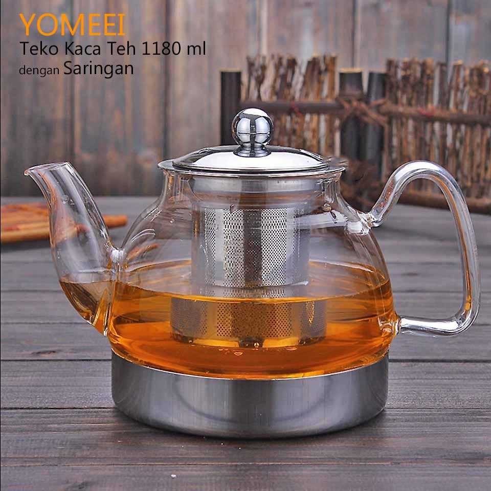 Yomeei Chinese Teapot Glass Tea Pot with Strainer - TP-760 -RRT ...