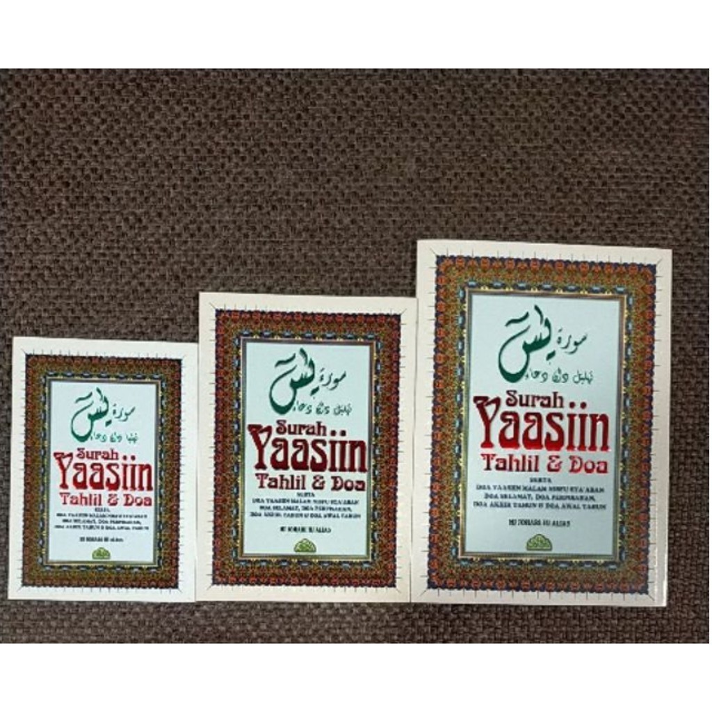 Surah Yassin Surah Yasin Tahlil Dan Doa | Shopee Malaysia