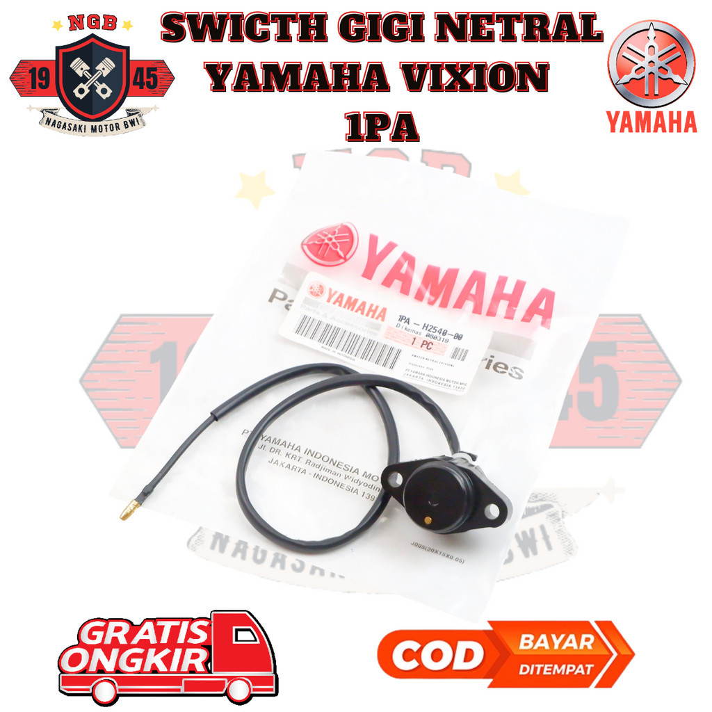 Yamaha Vixion Neutral Gear Switch 1PA/Vixion Motor Neutral Gear Sensor ...