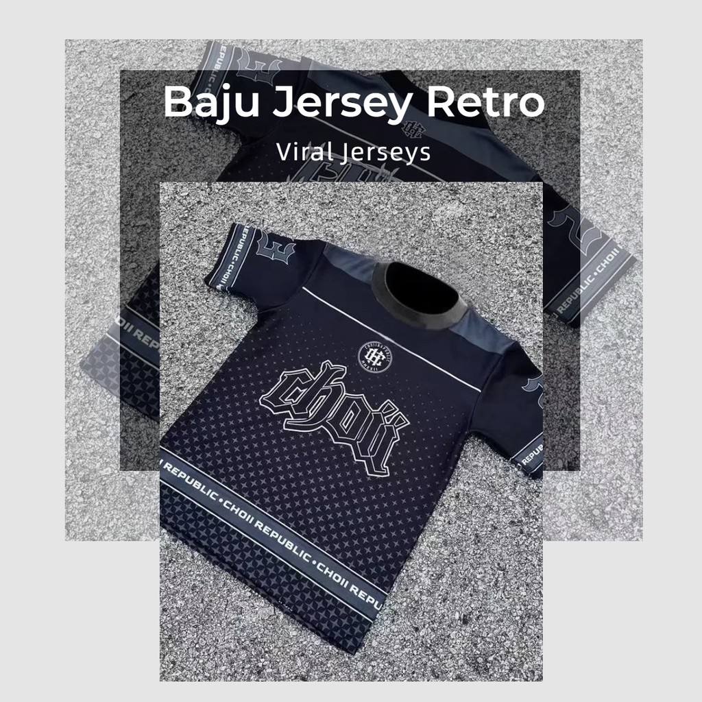 (NO CUSTOM)BAJU JERSEY RETRO NFL CHOII VIRAL SUBLIMATION T-SHIRT JERSEY ...