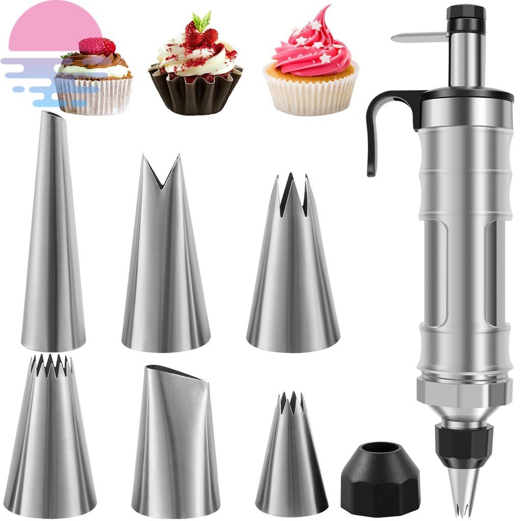 Cake Decorating Piping Syringe Set DIY Cupcake Frosting Piping Kit with ...