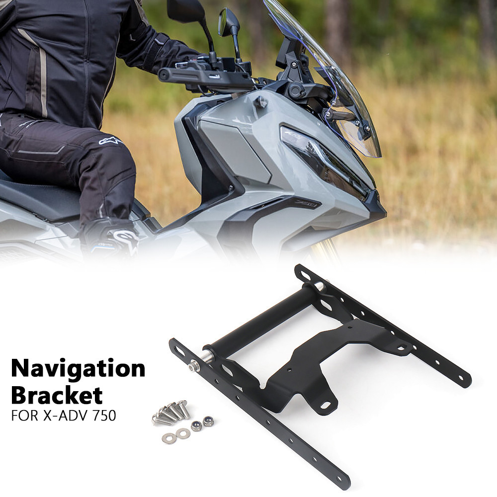 New Motorcycle Metals Accessories Navigation Bracket Holder Black For ...
