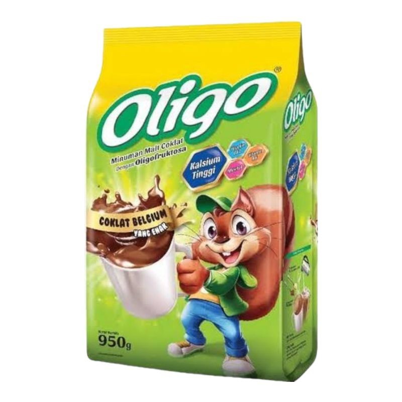 Oligo Chocolate Malt Drink Hi-Calcium With Oligofructose Refill Pack ...