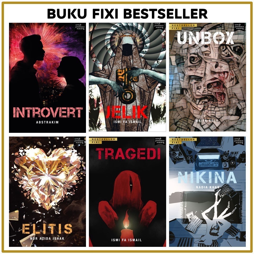 BUKU FIXI BESTSELLER : INTROVERT JELIK UNBOX ELITIS TRAGEDI NIKINA ...