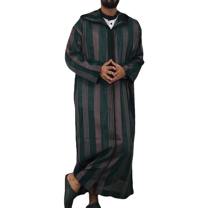 Muslim Men Clothing Kaftan Robes Traditional Ethnic Loose Middle East ...