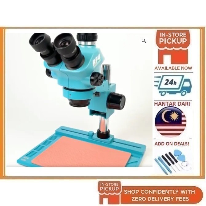 BSS RF4 RF-6565MO3 6.5X-65X Binocular Stereo Microscope Multifunctional ...