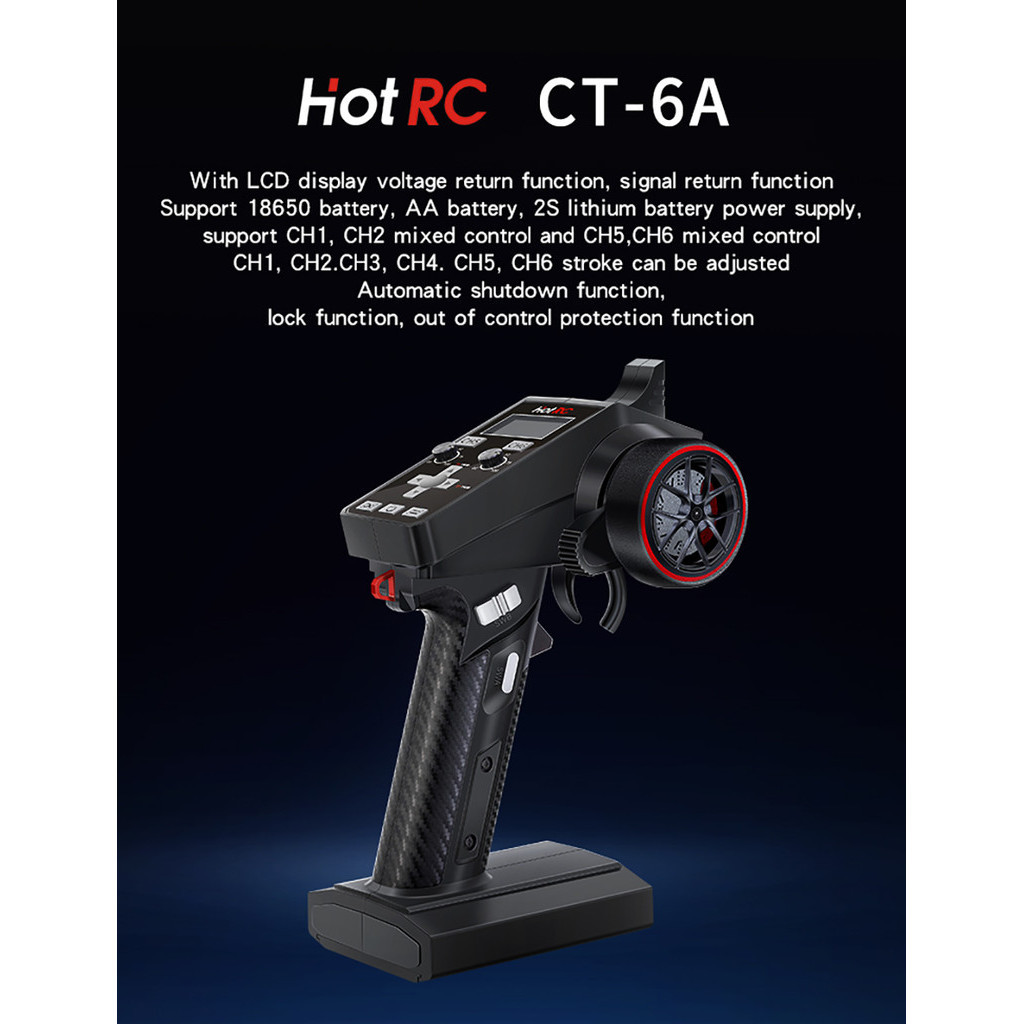 HotRC 2.4GHz Radio System Transmitter with F-06A F-08A PWM GFSK ...