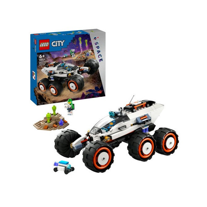 LEGO City Space Explorer Rover And Alien Life (311 Pcs) 60431 | Shopee ...