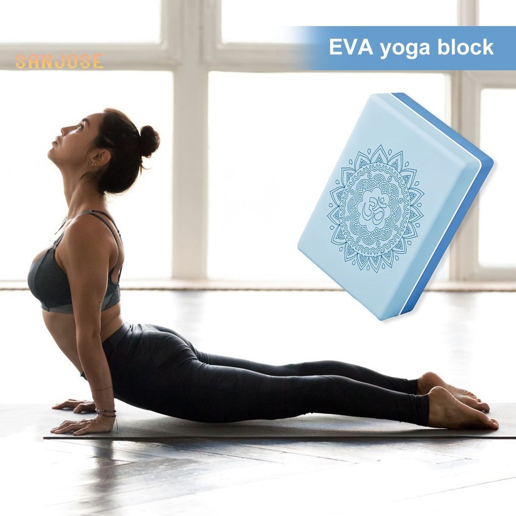 SSN-2Pcs Yoga Sports Block Premium High Density EVA Foam Block with ...