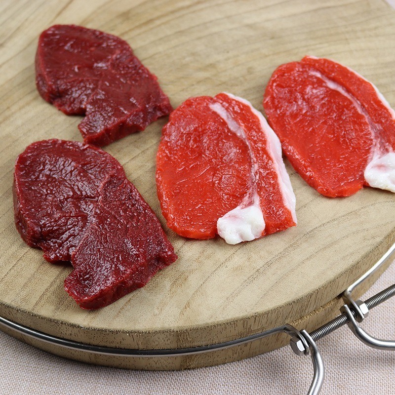 Artificial PVC Fresh Beef Fake Pork Models Simulated Meat Slices ...