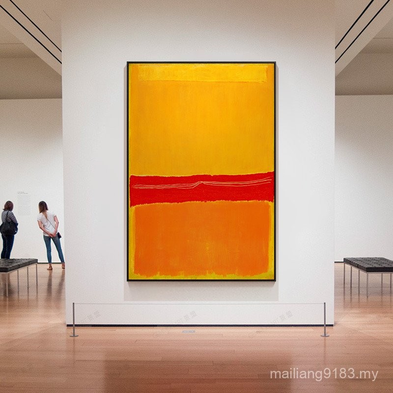 Lukisan Gantung Dinding Minimalis Mark Rothko Lukisan Minyak Abstrak ...