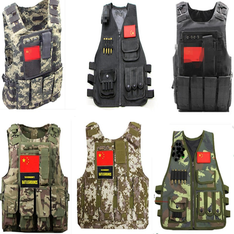 Children Summer Camp Tactical Vest Multifunctional Outdoor Vest ...