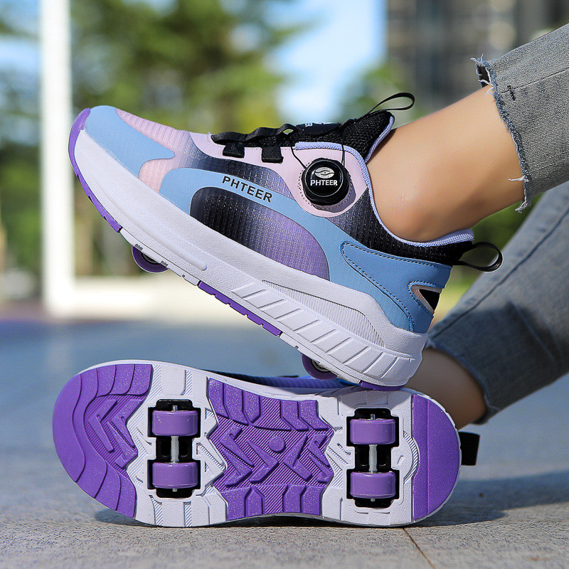 Ready Stock New Style Runaway Shoes Children Invisible Retractable ...