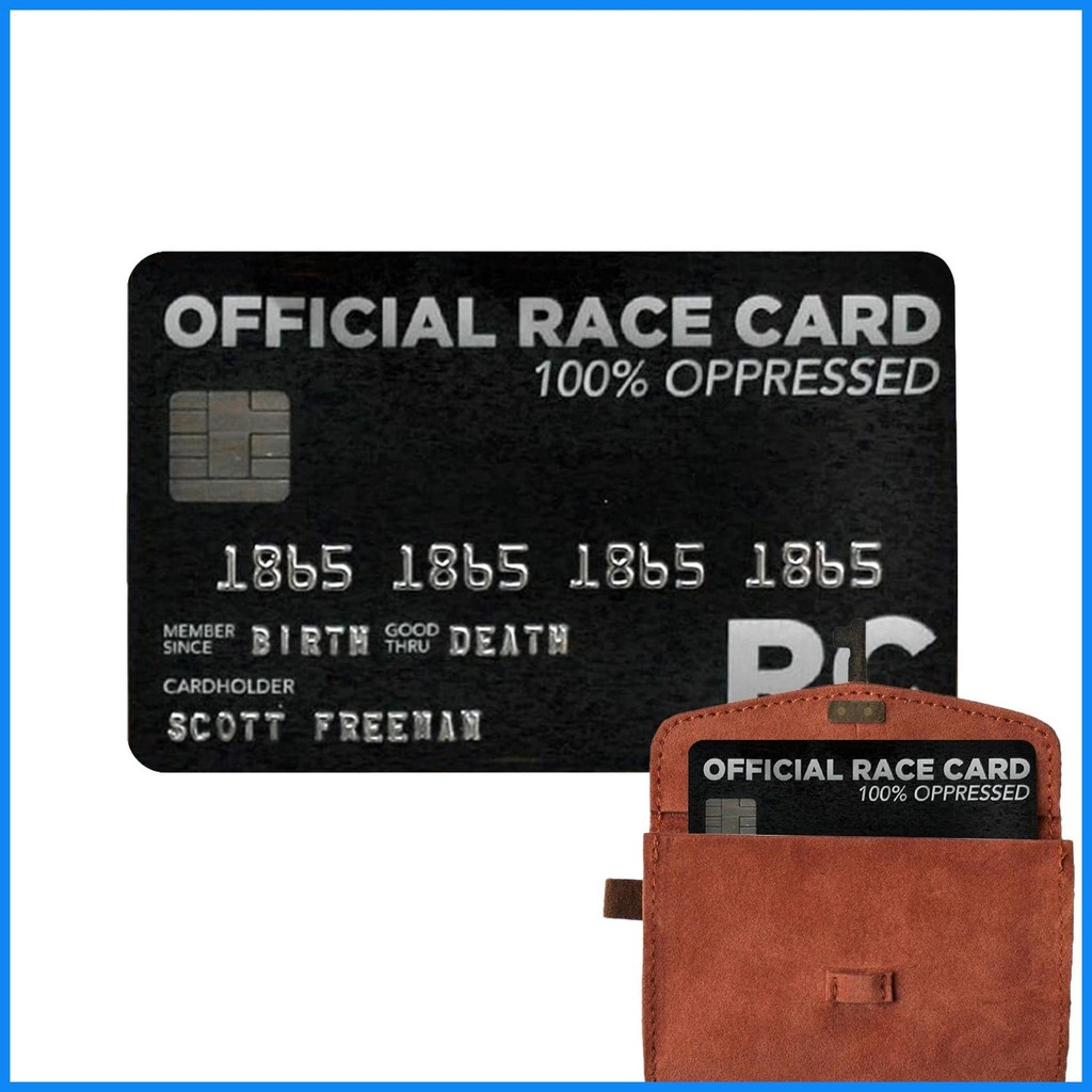 White Race Card White Cards Funny Privilege Card Trumps Everything Race ...