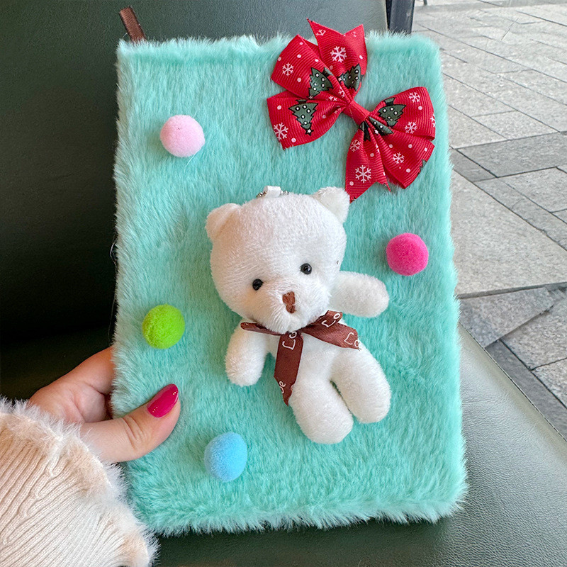 Japanese Cute Toast Bread Furry Notebook Girl Cartoon Bear Student ...