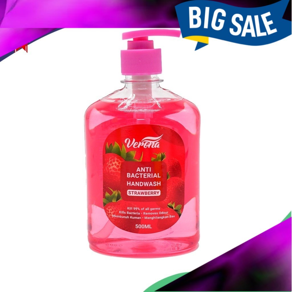 Sabun Cuci Tangan, Sabun Basuh Tangan, Verona Antibacterial Handwash ...