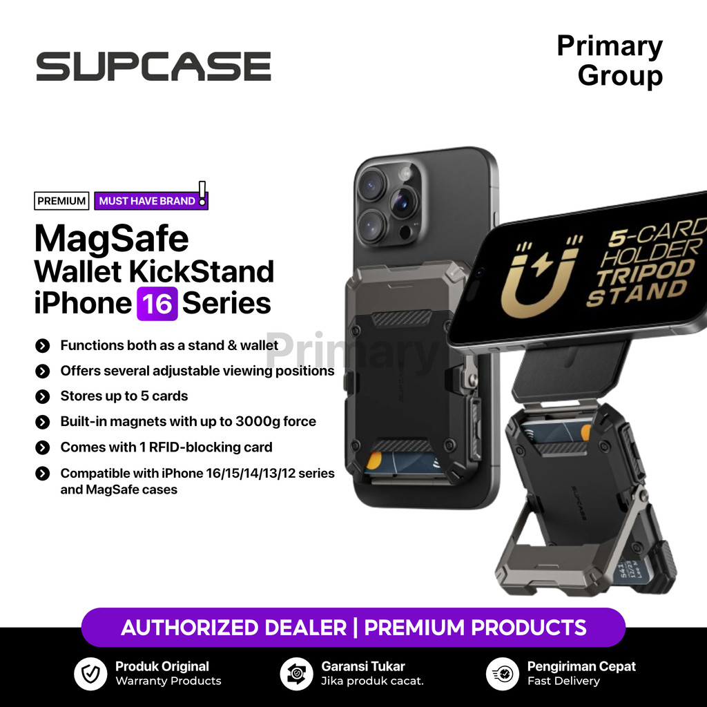 Magsafe Wallet Supcase Magnetic Wallet KickStand | Shopee Malaysia