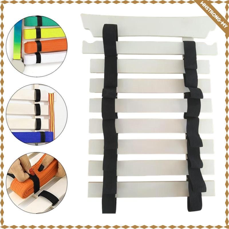 [WhstrongMY] Karate Belt Display Rack for Kids Adults, Wooden ...